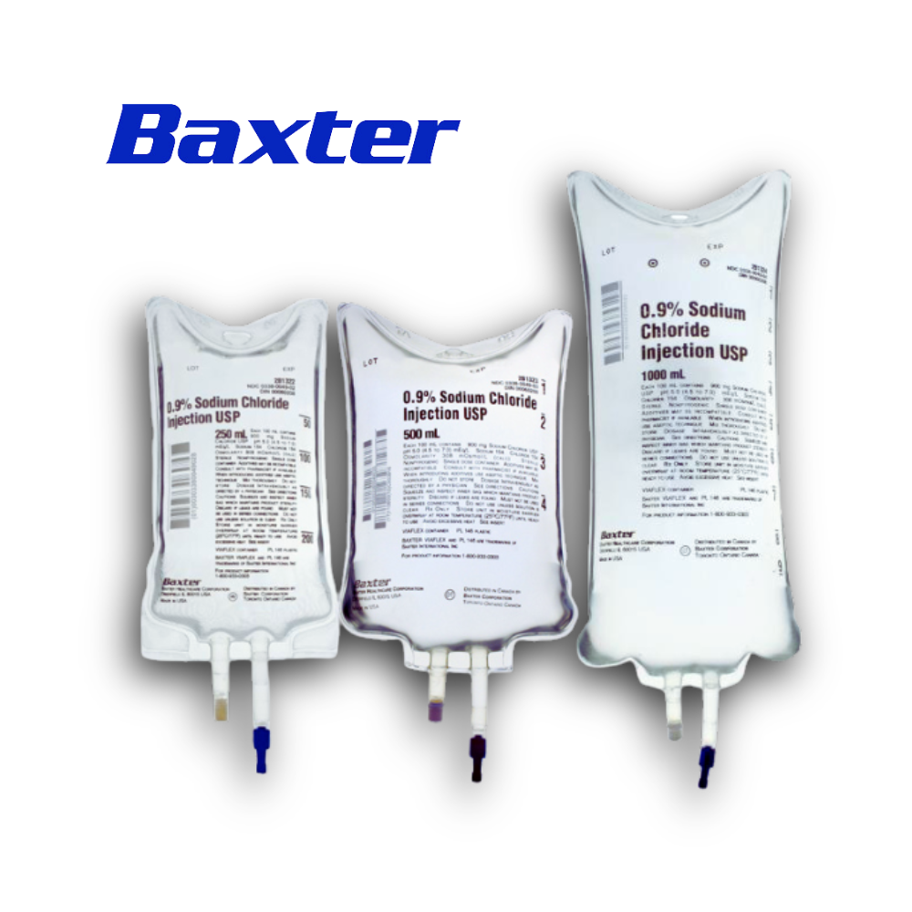 Baxter Sodium Chloride 0.9% Saline for IV (Bags)