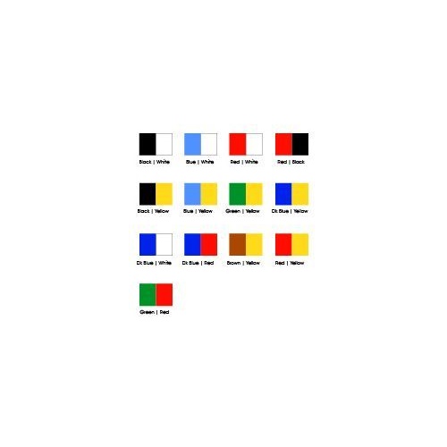 Briteguard Mouthguard Blanks (120mm Round) - EASY COLOURS 3 Stripe